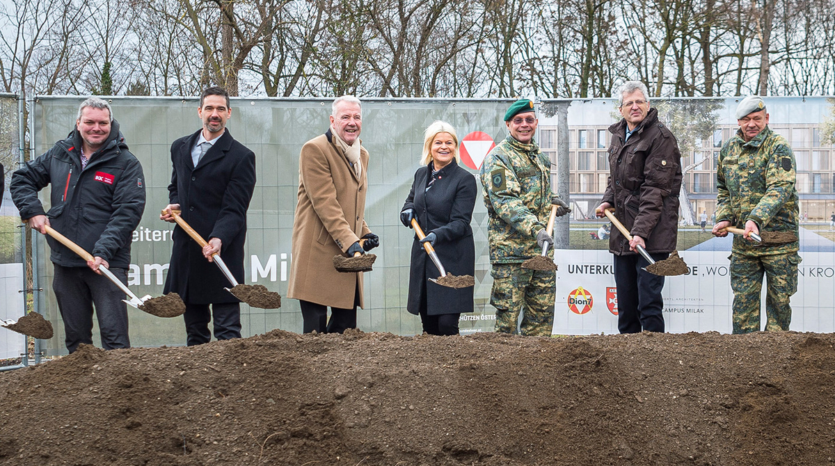 Spatenstich Erweiterung Campus MILAK - IKK